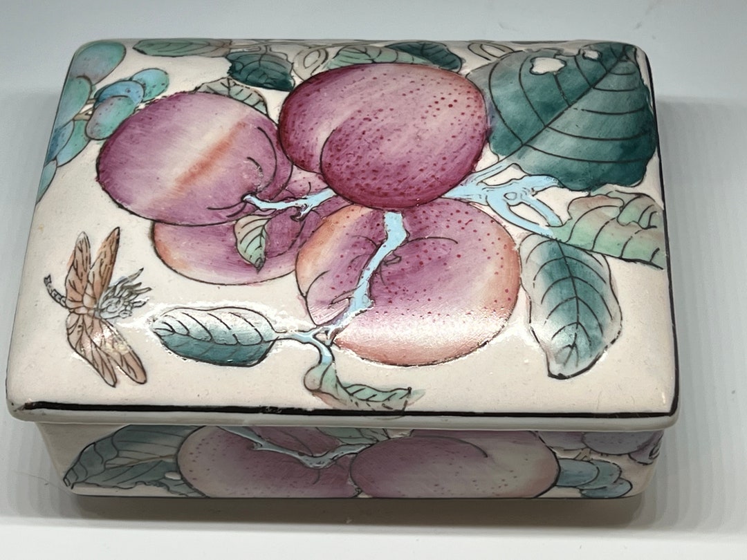 Hand Painted Trinket Box - Etsy