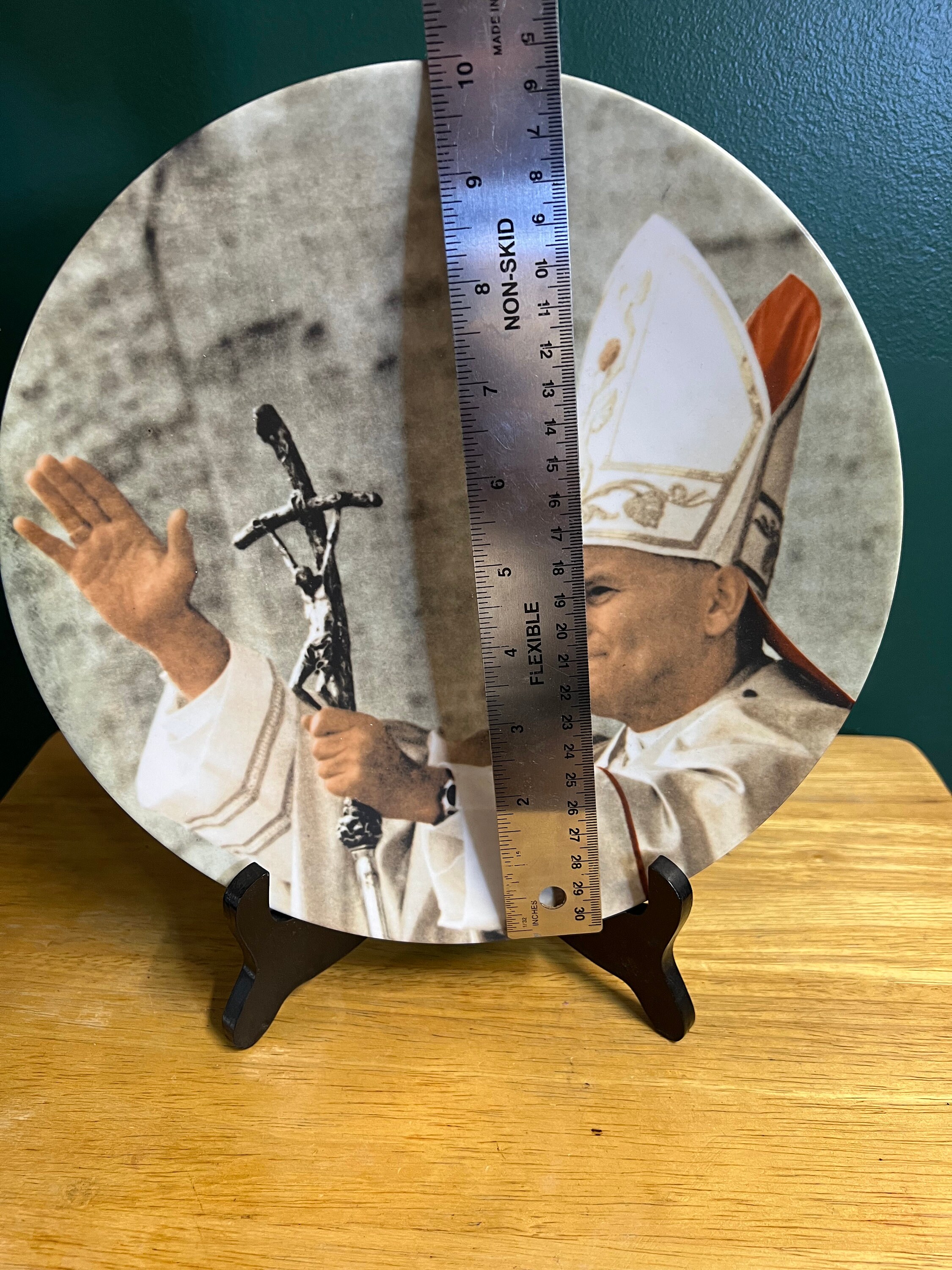 Vintage Porcelain Collectors Plate - Pope John Paul II - - Etsy