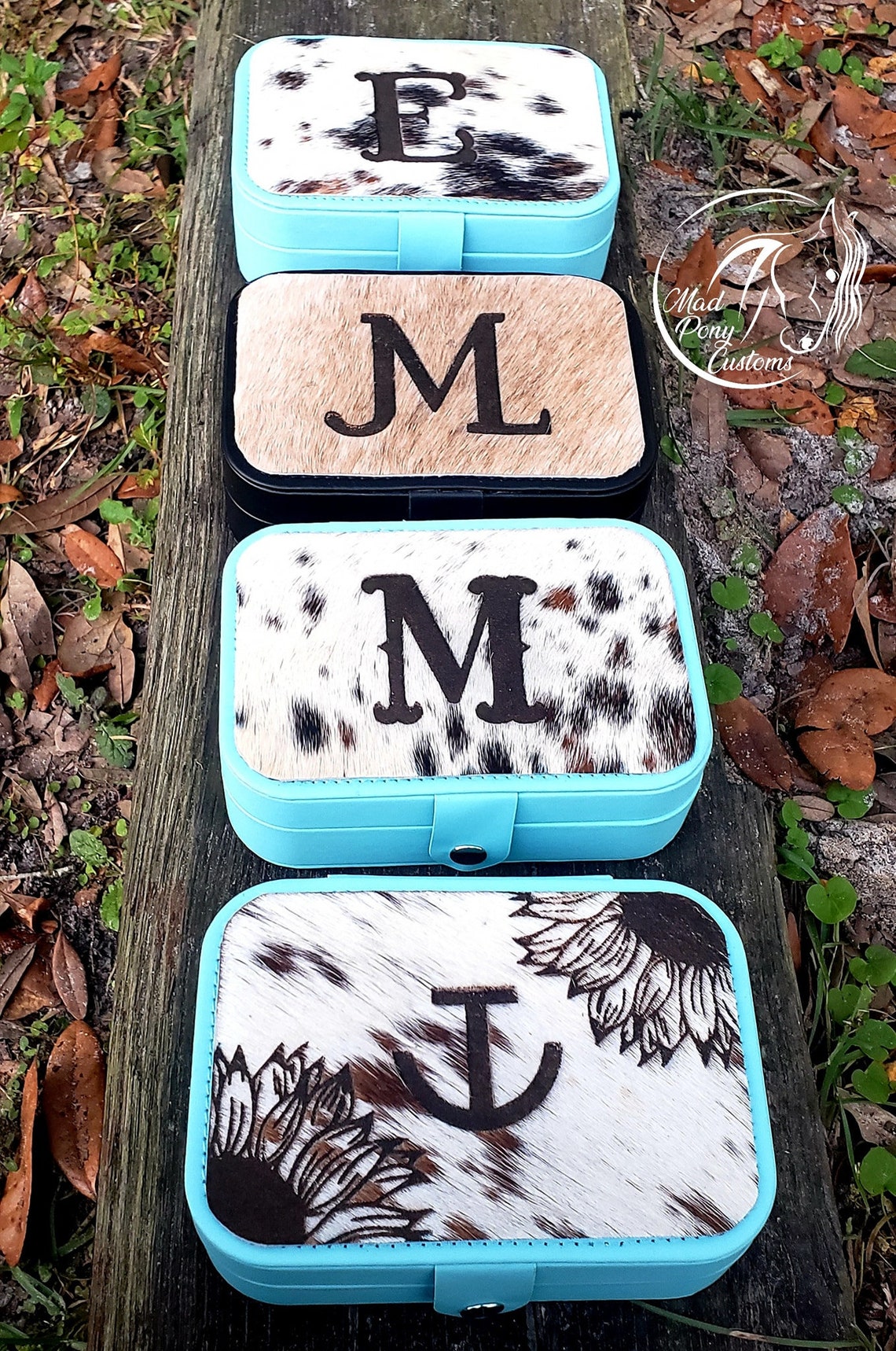 Cowhide Branded Jewelry Box - Etsy