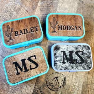 Cowhide Branded Jewelry Box - Etsy