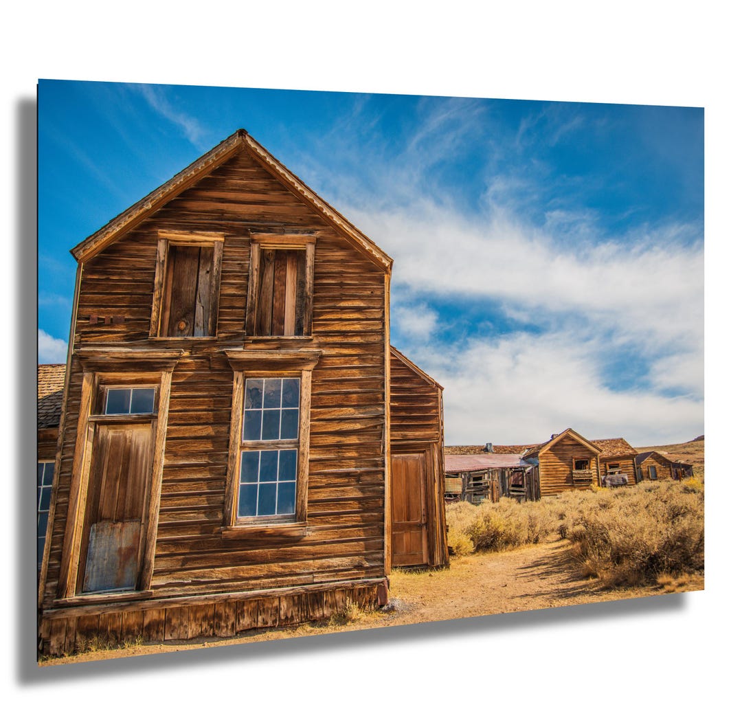 Historic Ghost Town Buildings in Bodie, California – Abandoned Old West ...