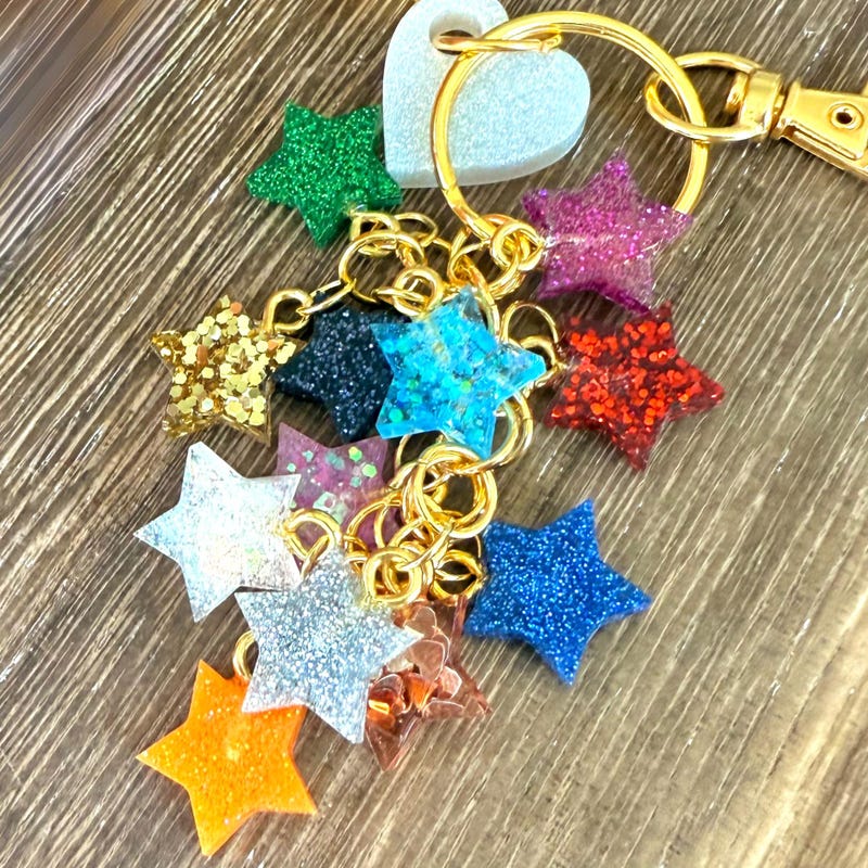 Resin Key Ring - Etsy
