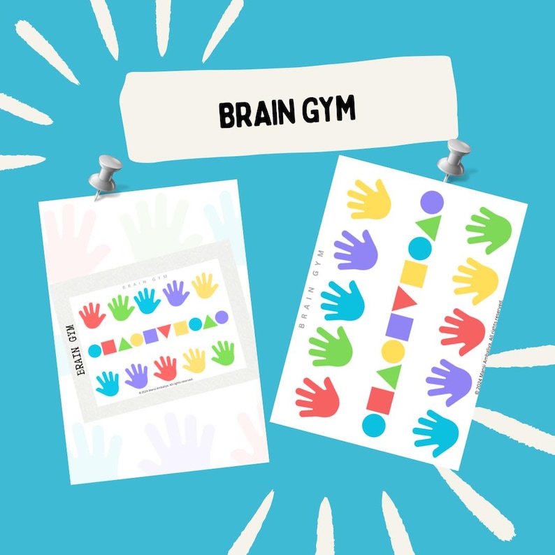 Brain Gym Activity Worksheets: Focus & Coordination Exercises (digital ...