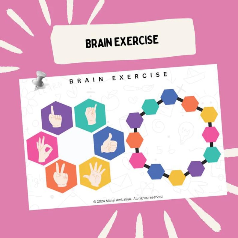 Brain Gym Worksheets: Fun Learning Activities for Kids (digital ...