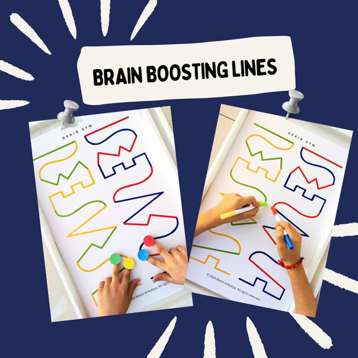 Prek Brain Boosting Worksheets: Cognitive Skills Activities (set of 5 ...