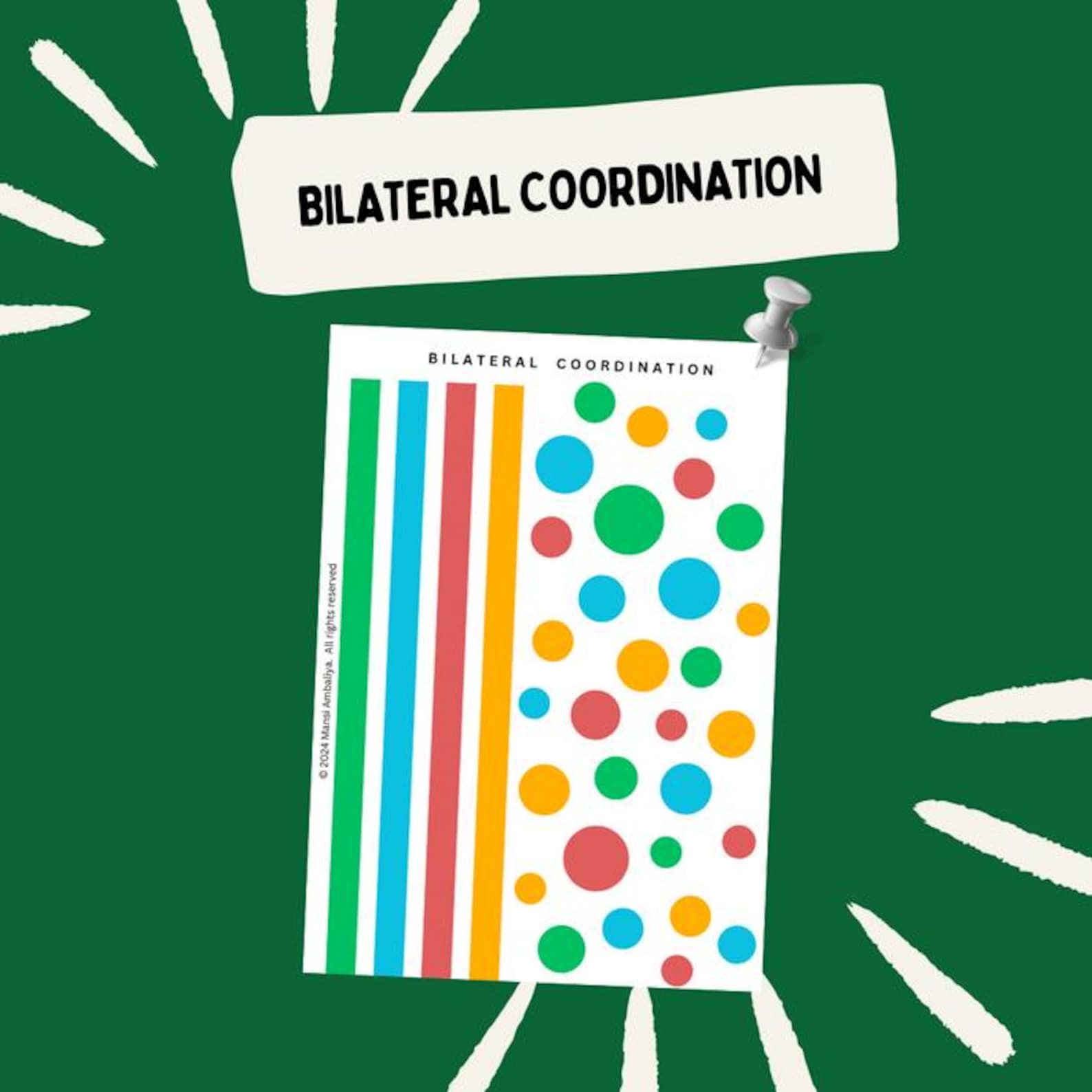 Bilateral Coordination Worksheets: Fine & Gross Motor Skills (digital ...