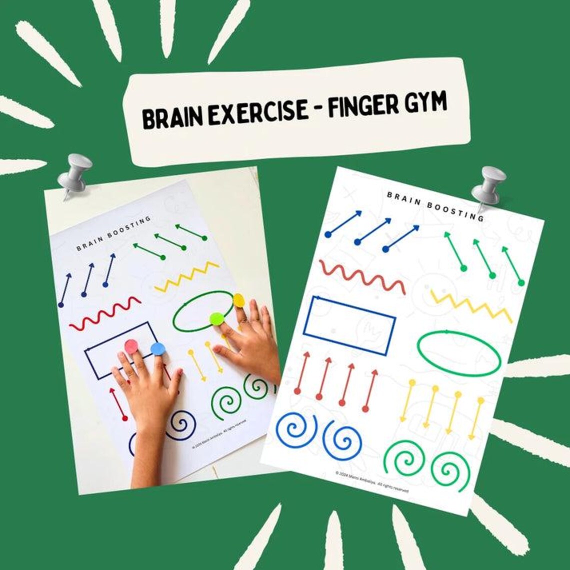 Prek Brain Boosting Worksheets: Cognitive Skills Activities (set of 5 ...