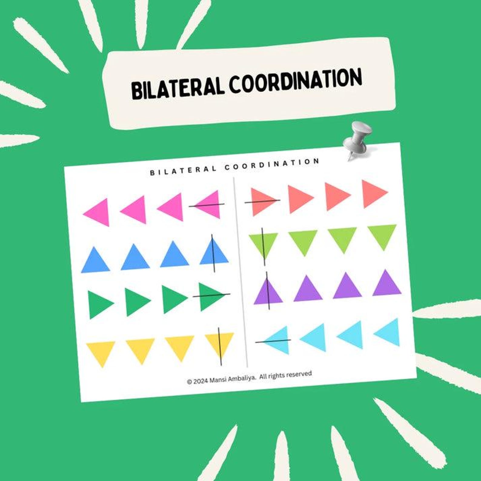 Bilateral Coordination Worksheets: Fine & Gross Motor Skills (digital ...