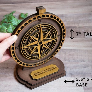 Compass Stand Laser Cut File Digital SVG DOWNLOAD Tiered Tray Engraved ...