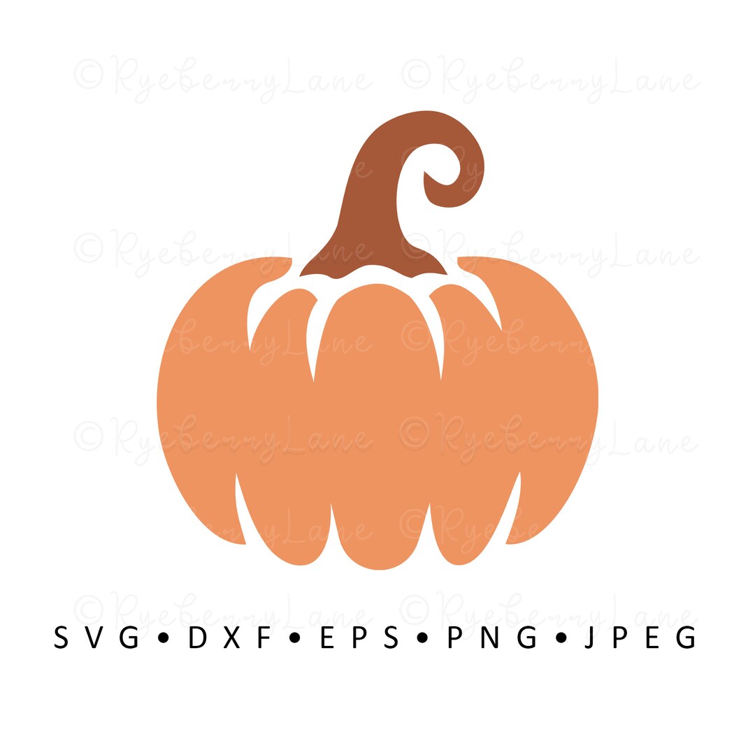 Pumpkin SVG Pumpkin Vector Pumpkin Clipart Fall Autumn Svg Halloween ...