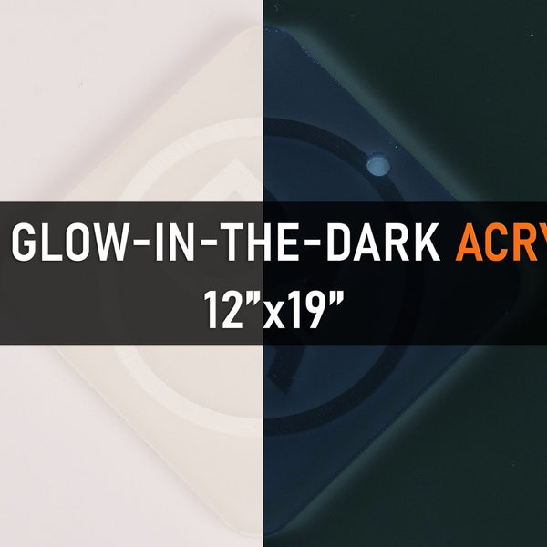 Glow in the Dark Acrylic Sheet Laserable - Etsy