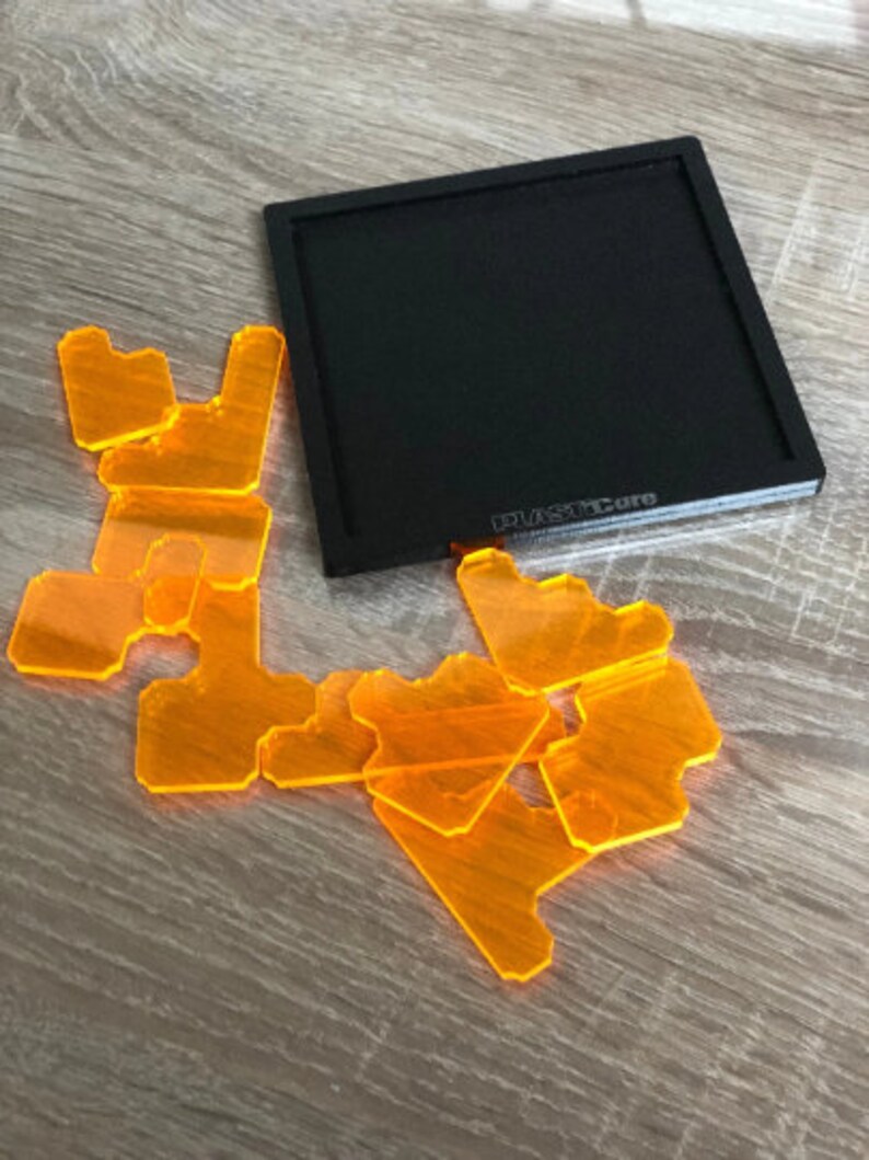 Acrylic Glow Puzzles | Etsy