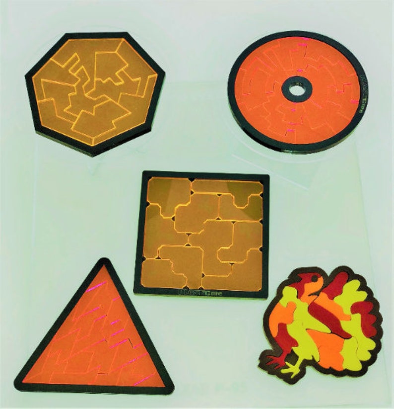 Acrylic Glow Puzzles - Etsy