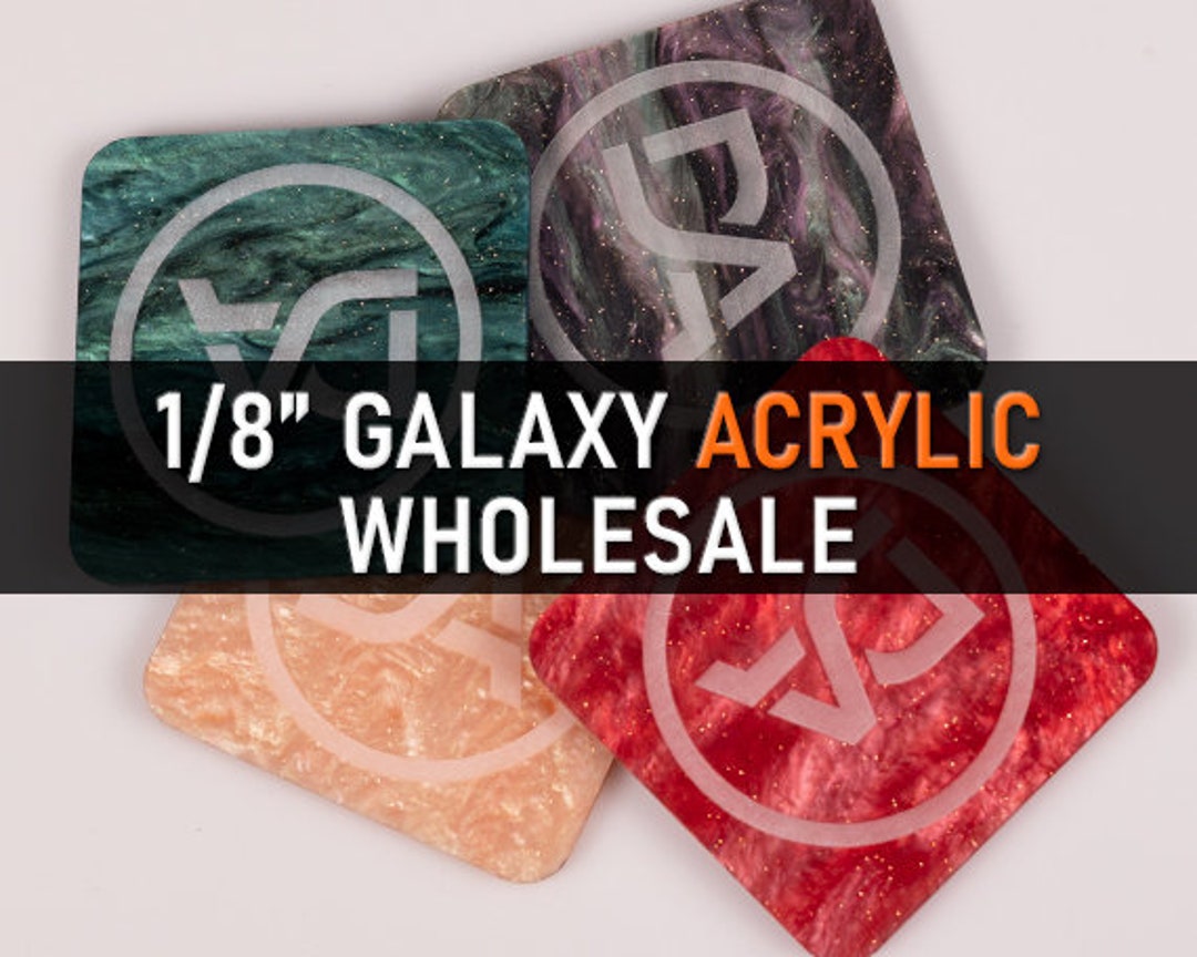 Galaxy Cast Acrylic Sheets, Plexiglass Sheets, Glowforge CNC DIY Laser ...