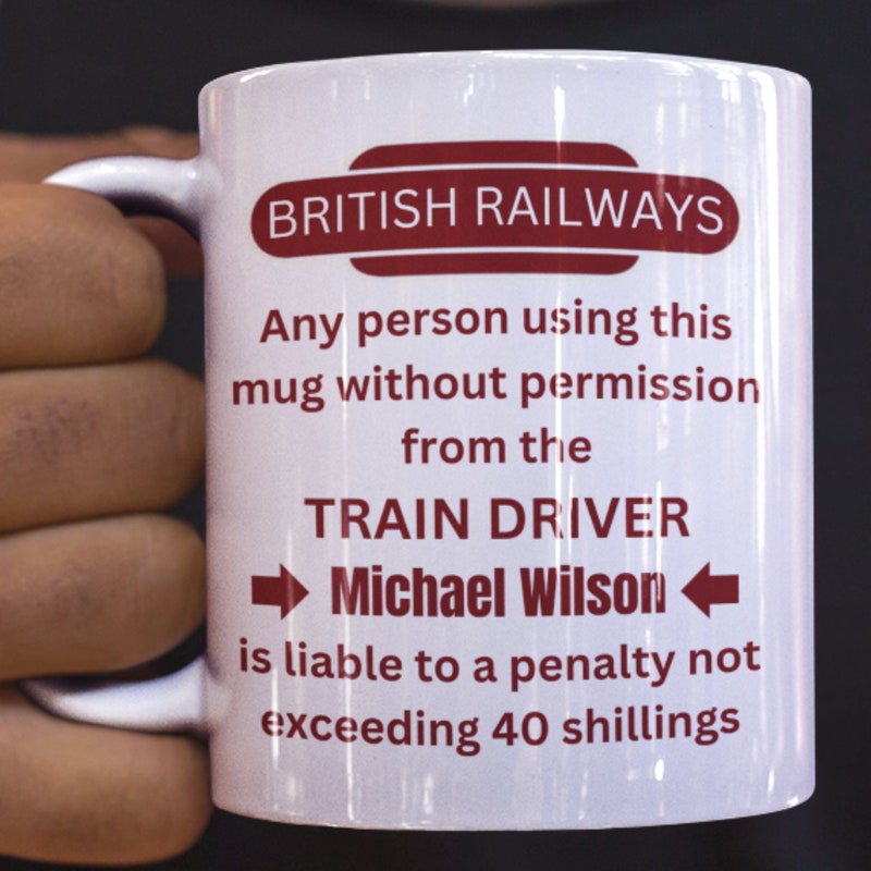 Train Travel Mug - Etsy UK
