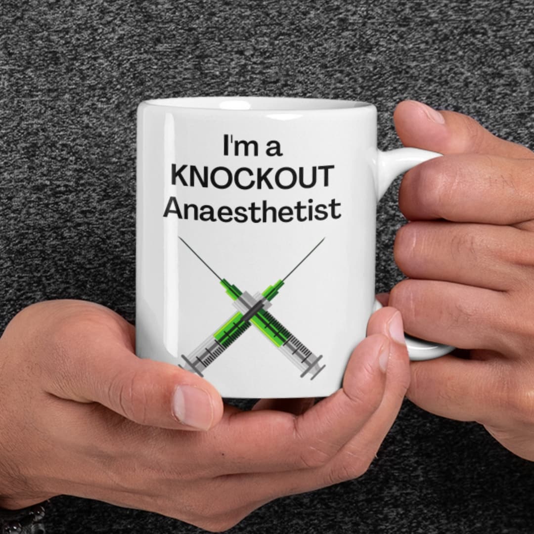 Anaesthetist Mug – “i’m a Knockout” | Funny Medical Gift for NHS Staff ...