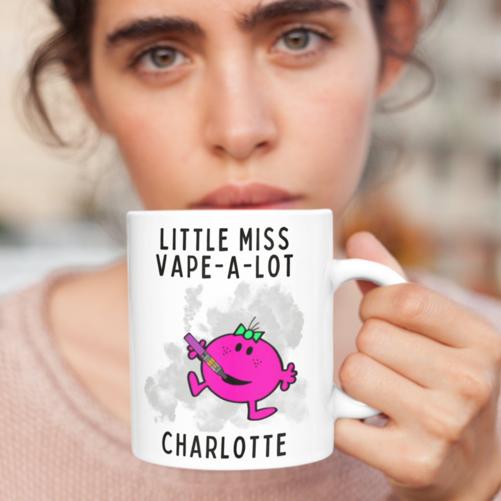 Personalised Little Miss Vape-a-lot Mug Vaping Mug Gift for - Etsy