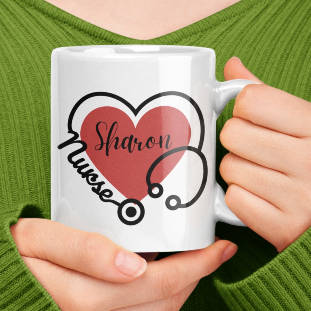Personalized Nurse Mug: Custom Medical Gift, RN, NHS - Etsy