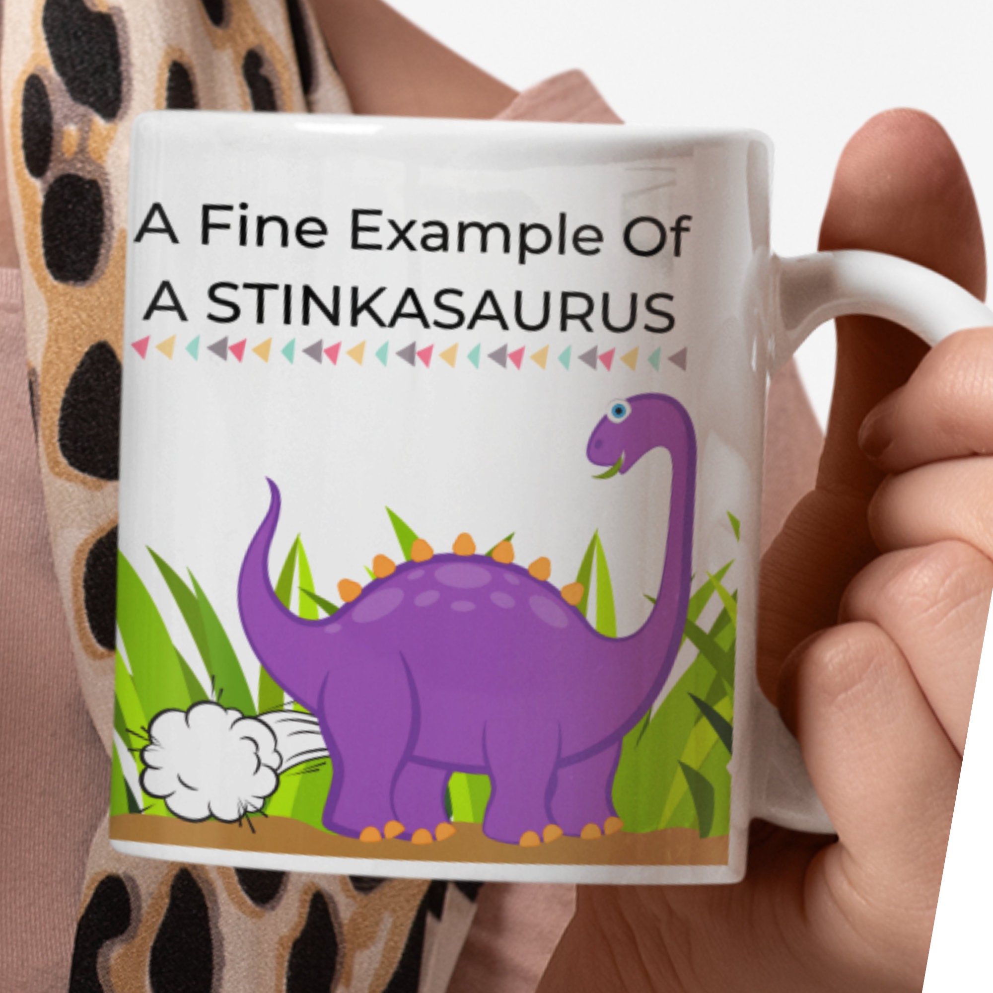 STINKASAURUS Dinosaur Mug Funny Fart Gift Gift for Him - Etsy