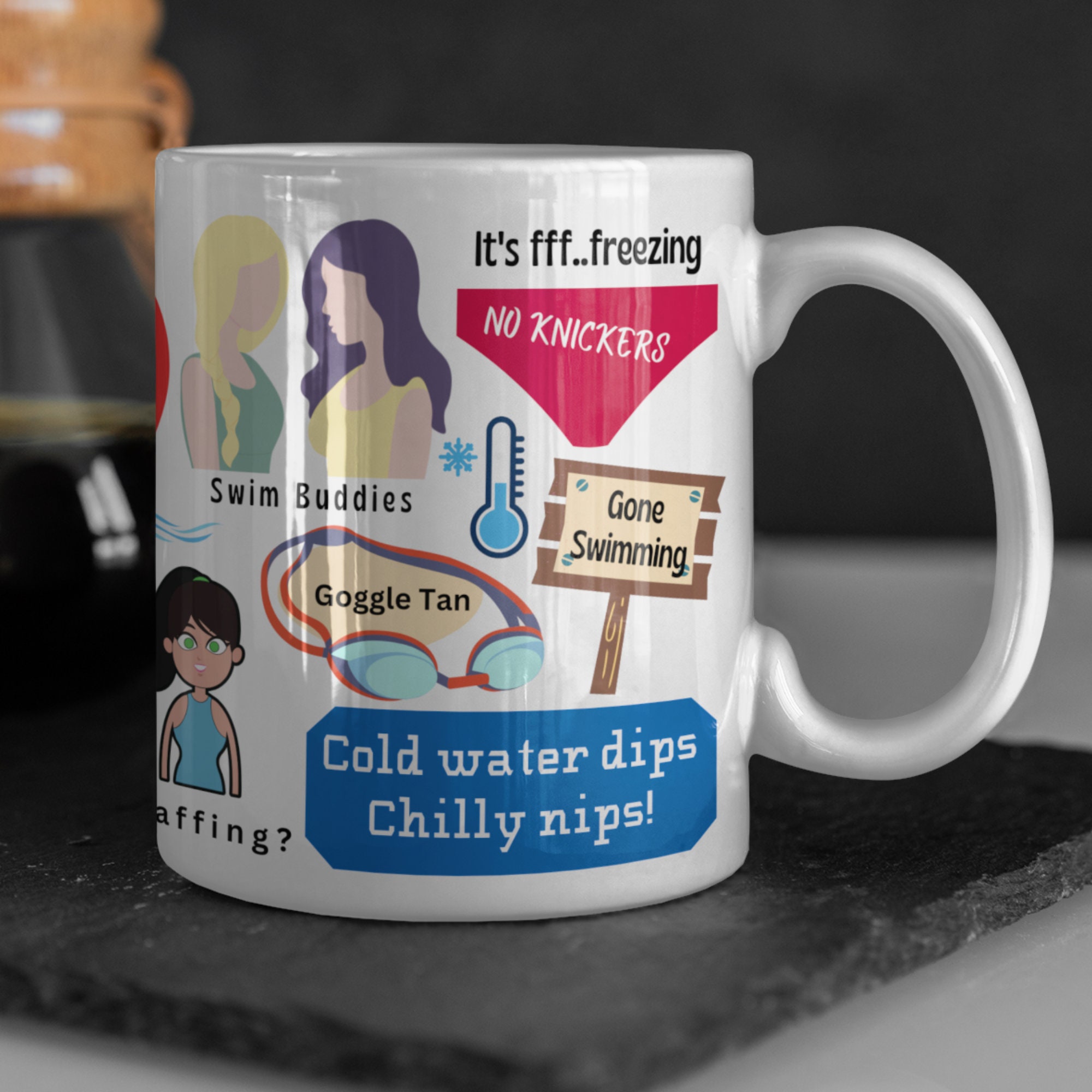 Wild Swimming Mug – “wild & Free” Open-water Gift for Swimmers - Etsy