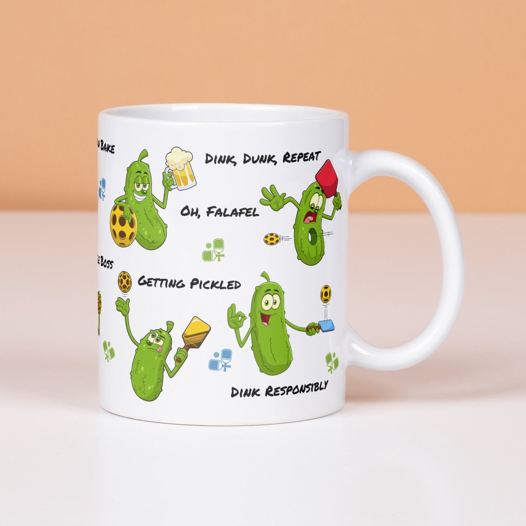 Funny Pickleball Mug: Dink Dunk Repeat, Pickle Lover Gift - Etsy