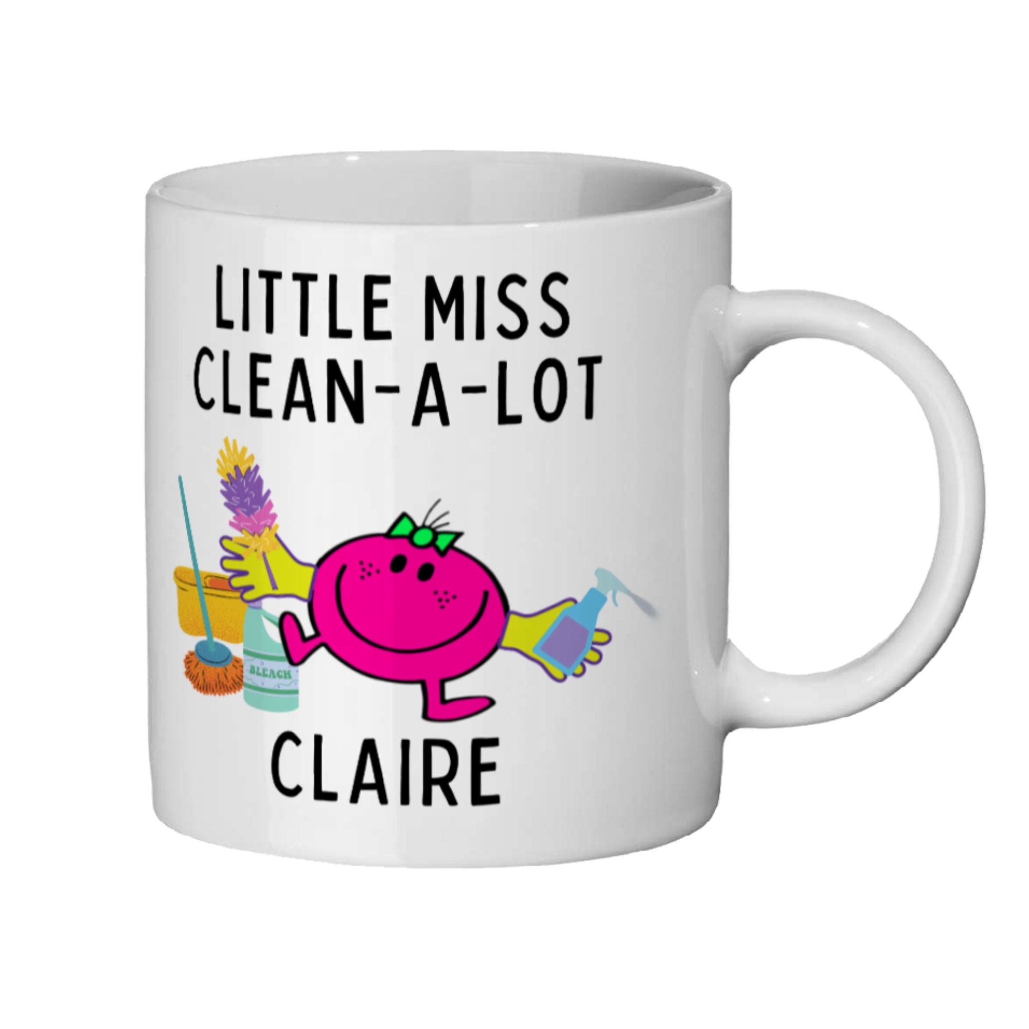Little Miss Clean-a-lot Personalized Cleaning Mug Gift for - Etsy