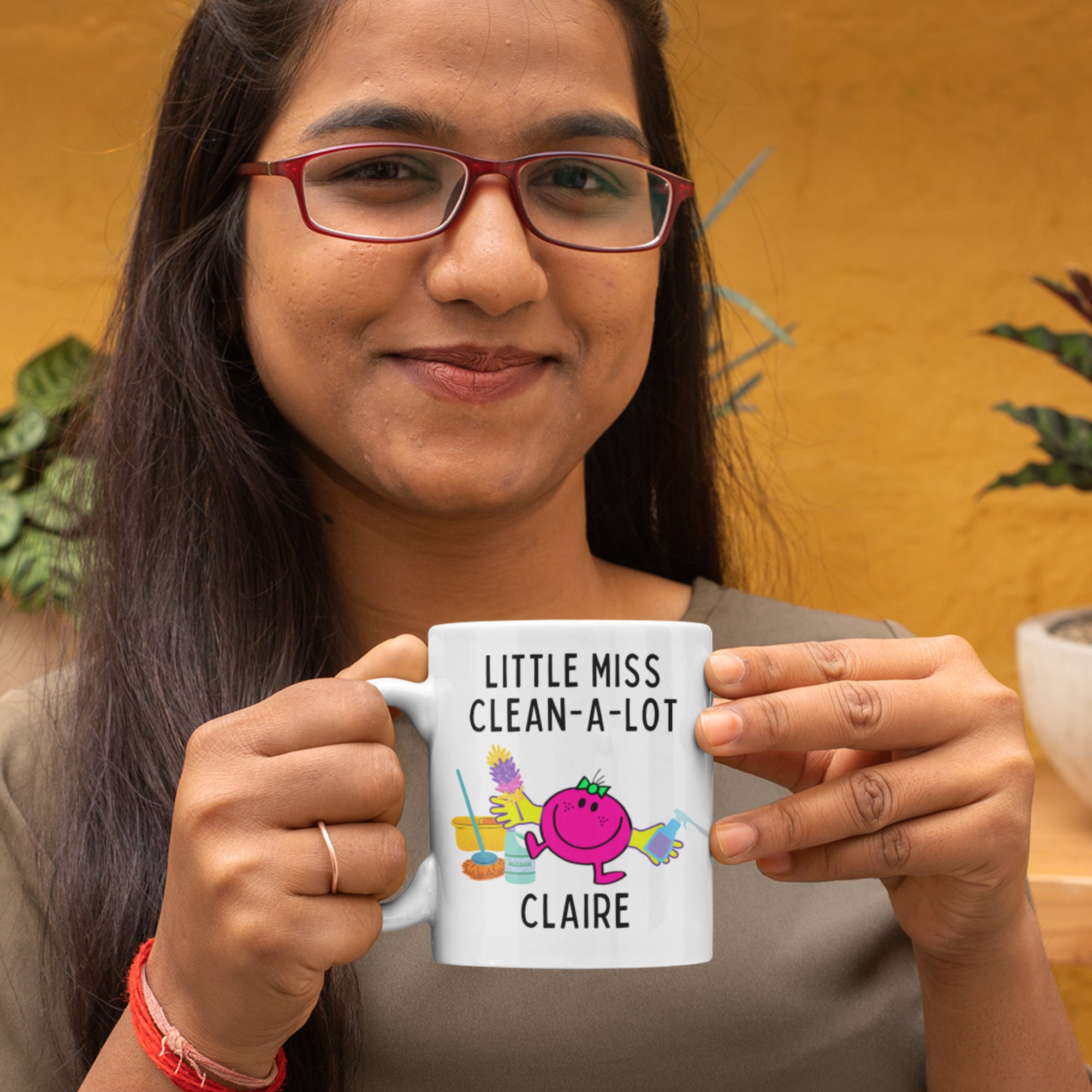 Little Miss Clean-a-lot Personalized Cleaning Mug Gift for - Etsy