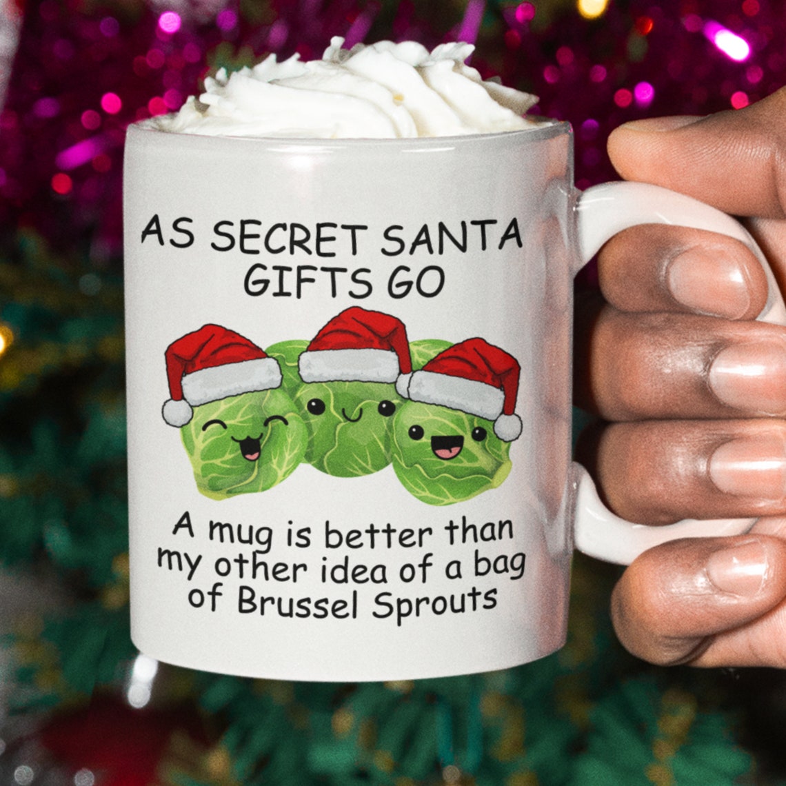 Funny Secret Santa Gift Better Than Brussel Sprouts - Etsy UK