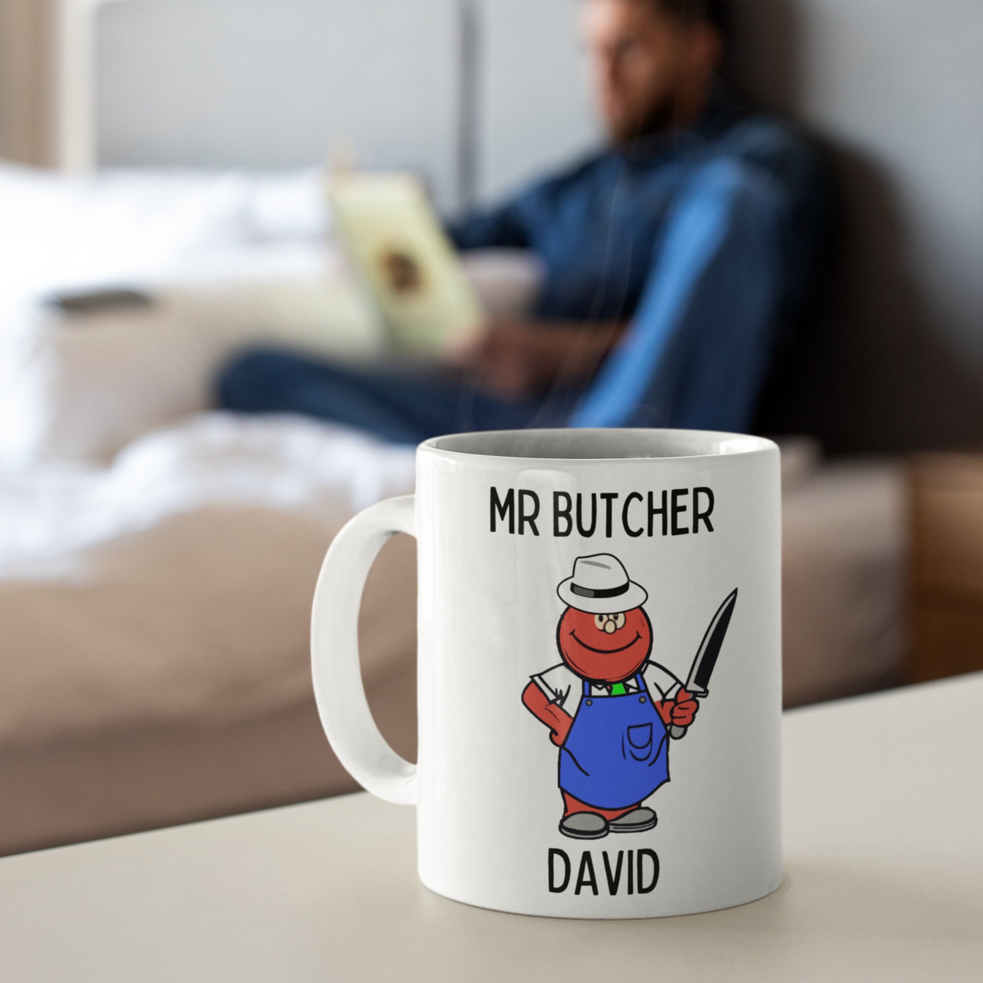 Personalized Mr Butcher Mug Butcher Present Funny Work - Etsy UK