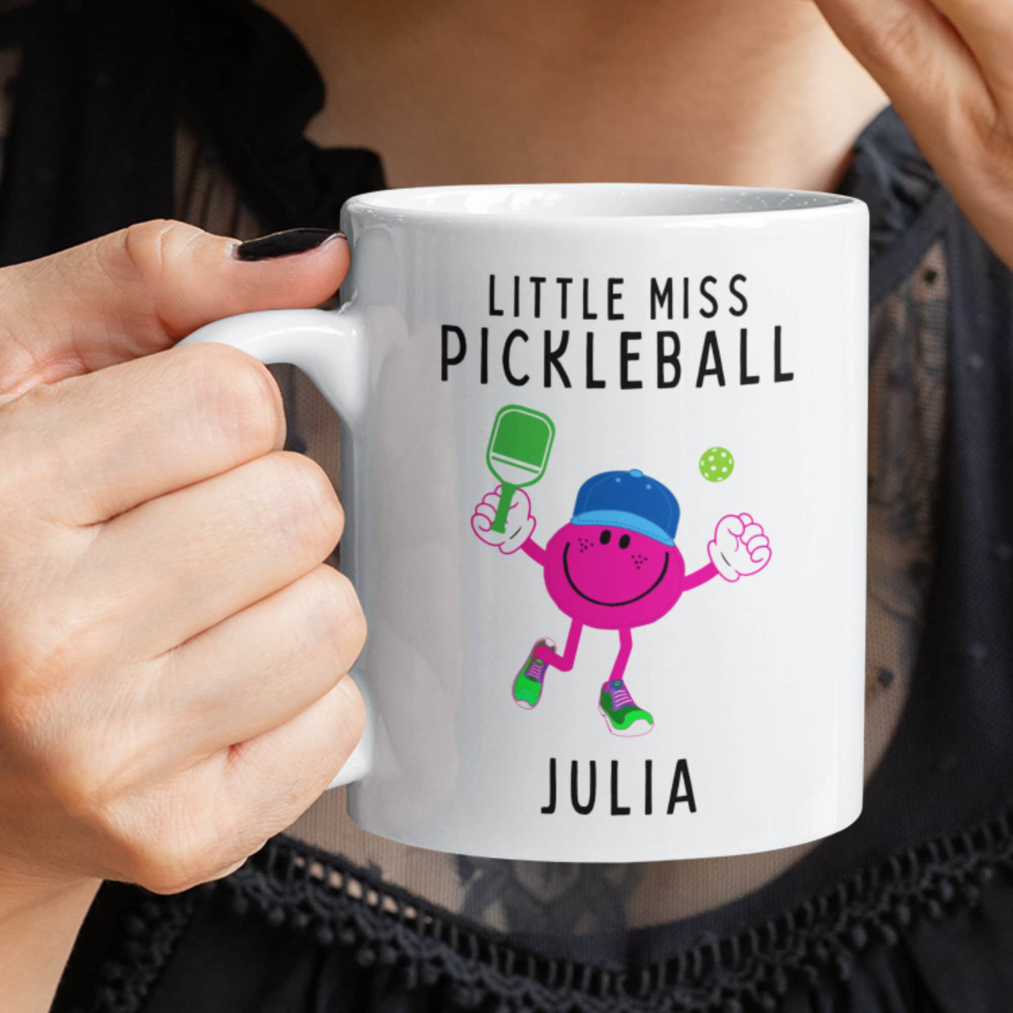 Personalised Little Miss Pickleball Mug Funny Pickleball Mug: - Etsy