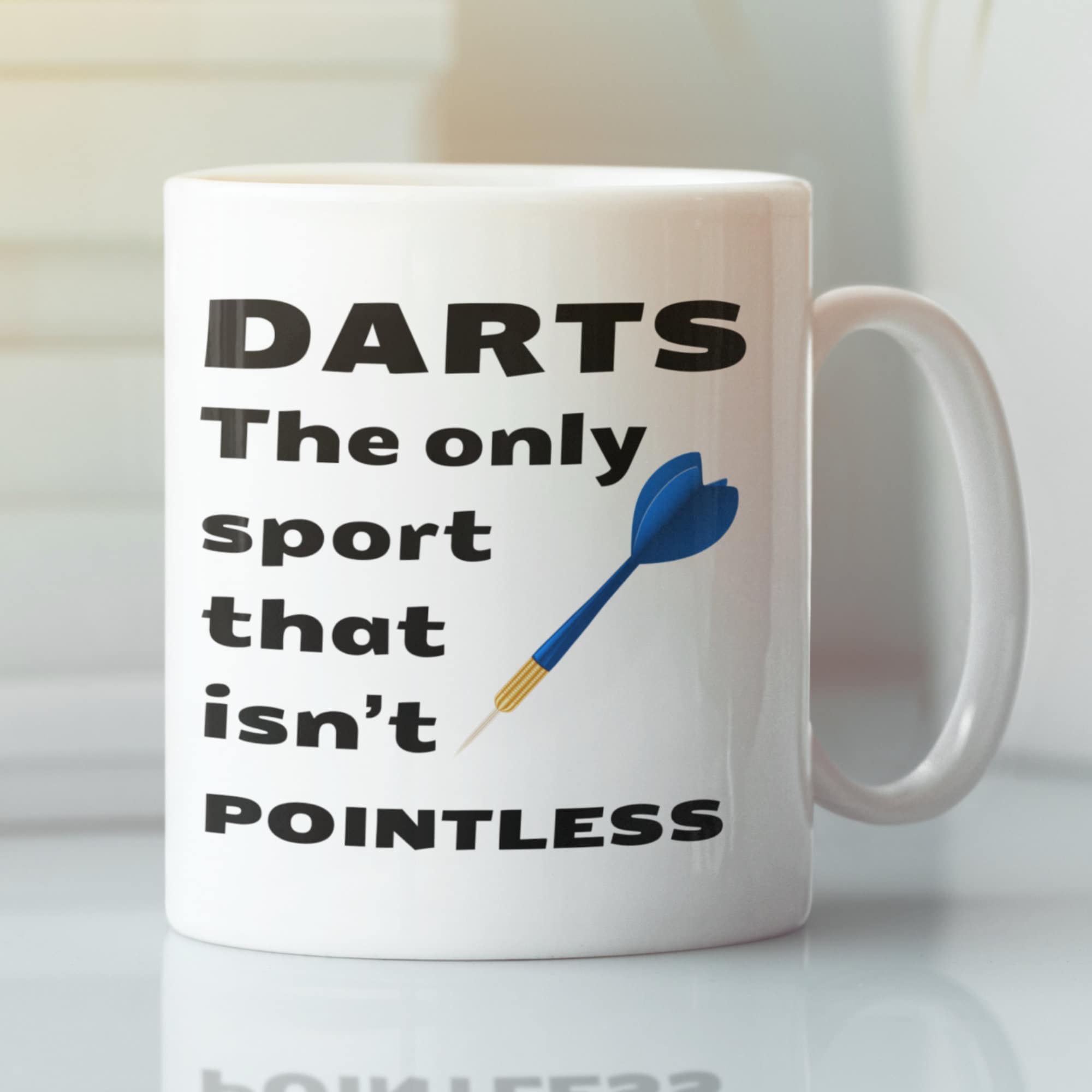 Darts Gift, Darts Mug, the Only Sport That Isn't Pointless, Darts ...