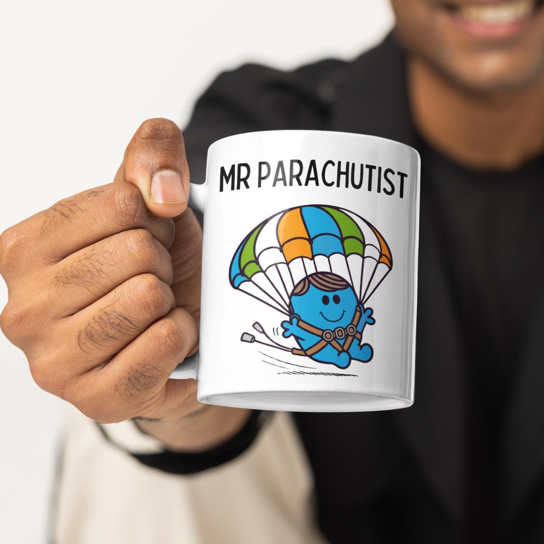 Mr Parachutist Mug, Parachuting, Skydiver Mug, Skydiving Gifts ...