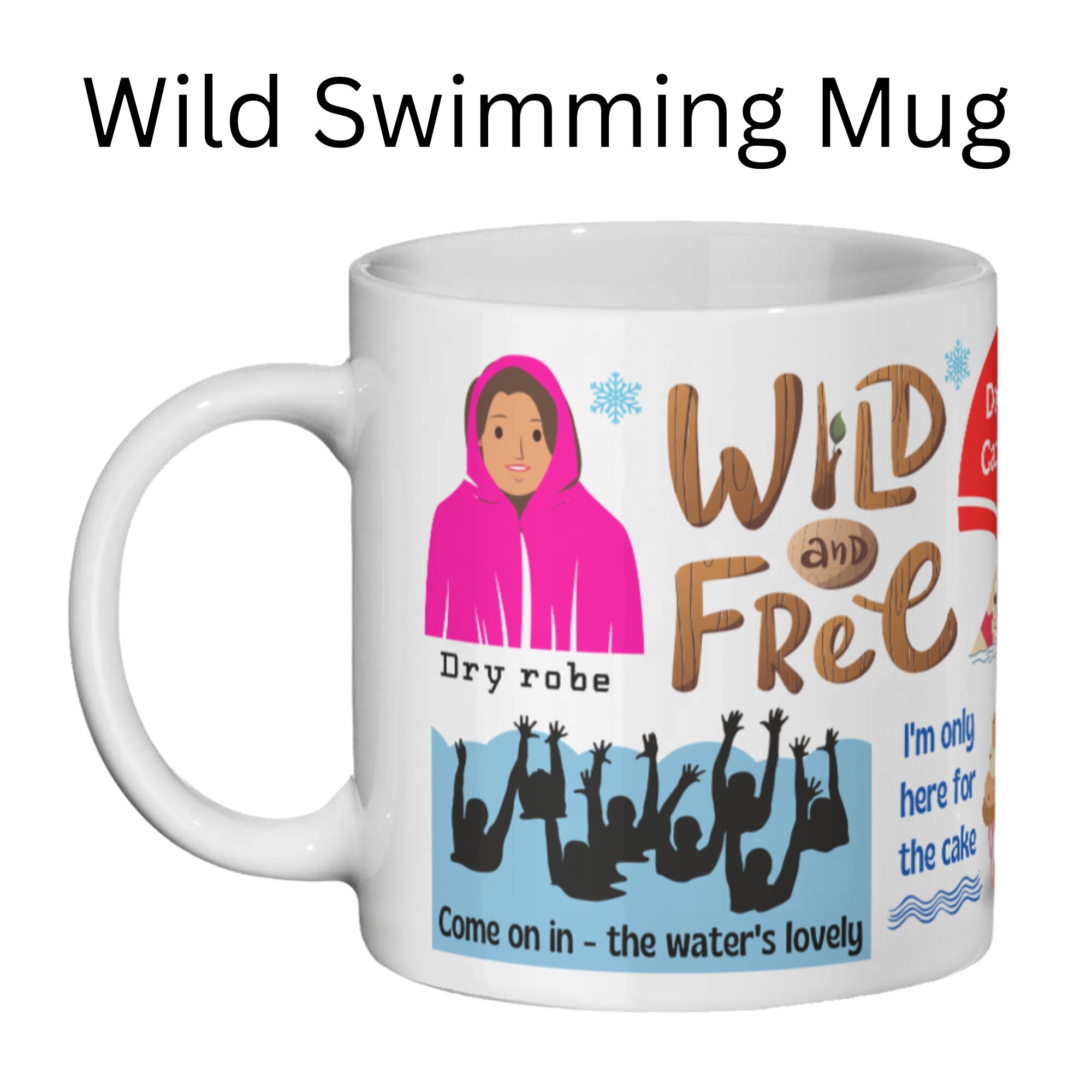 Wild Swimming Mug – “wild & Free” Open-water Gift for Swimmers - Etsy