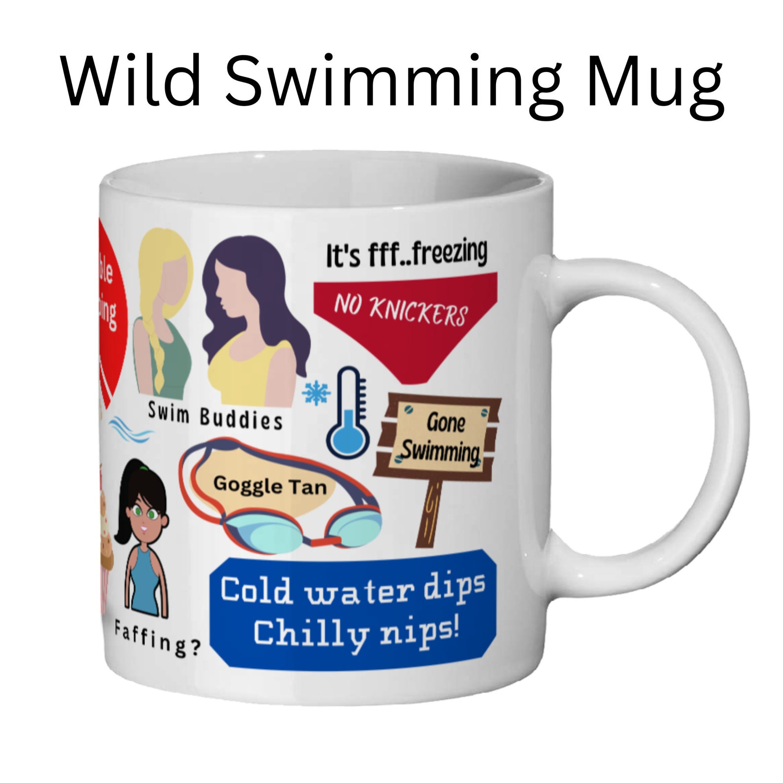 Wild Swimming Mug – “wild & Free” Open-water Gift for Swimmers - Etsy