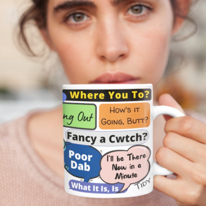 Funny Welsh Sayings Mug: Cymraeg Cwtch Gift - Etsy UK