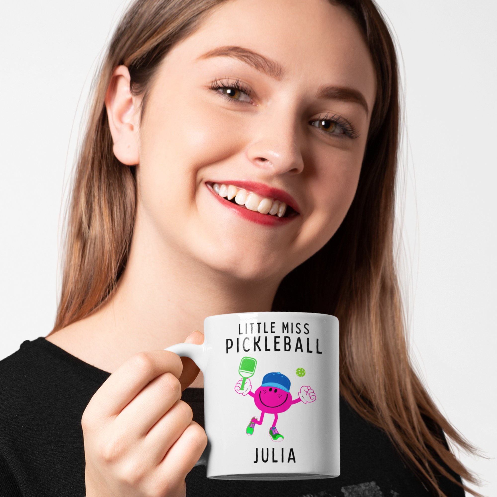 Personalised Little Miss Pickleball Mug Funny Pickleball Mug: - Etsy