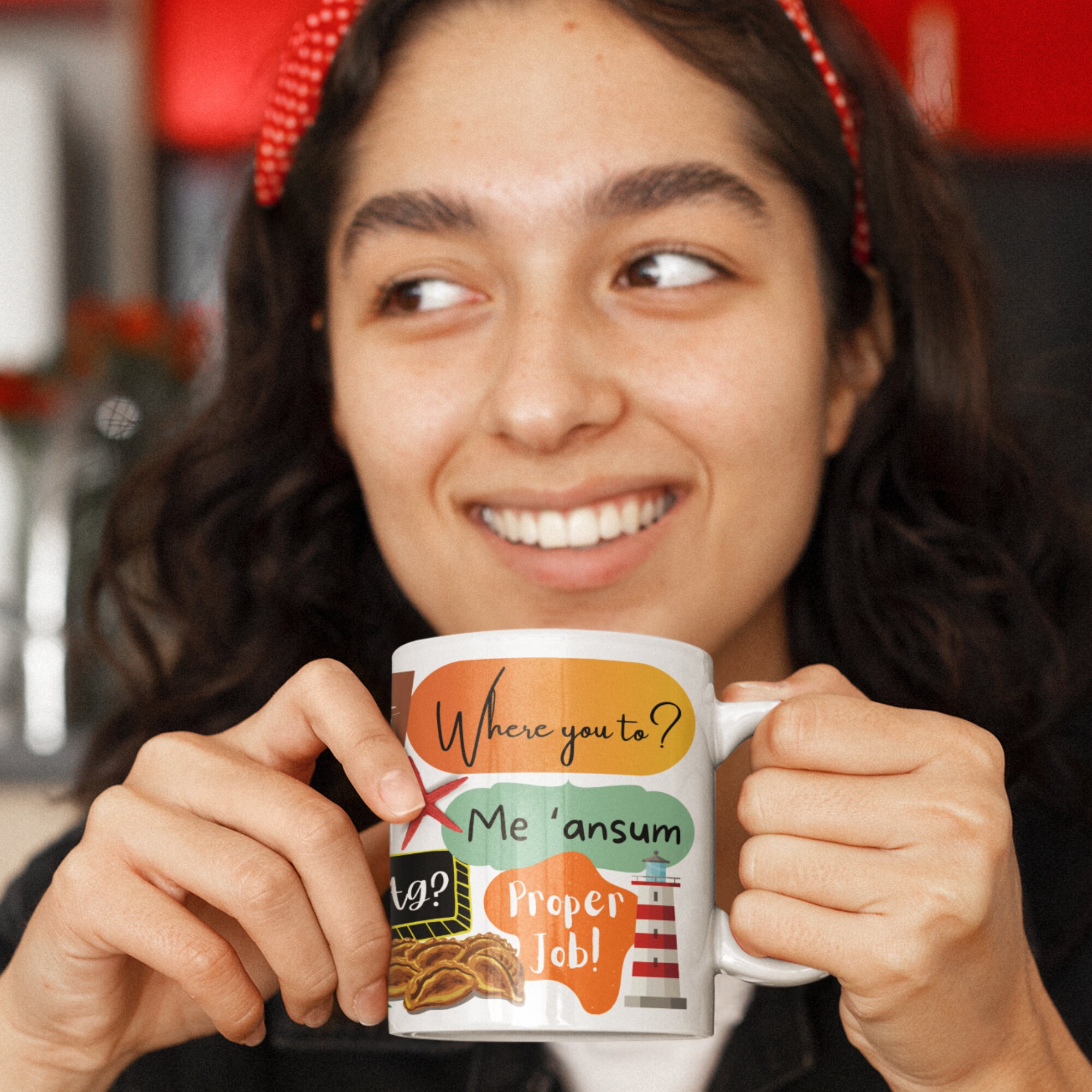 Cornish Mug, Cornish Slang, Sayings, Cornwall Gift, Funny Cornwall Mug ...