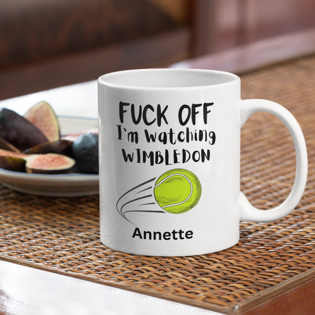 Tennis Mug, Custom Tennis Mug, Tennis Lover's Gift, Gift for Tennis ...
