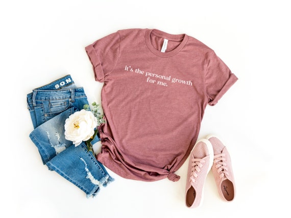 Womens Self Development Shirt Personal Growth Quote Womens | Etsy