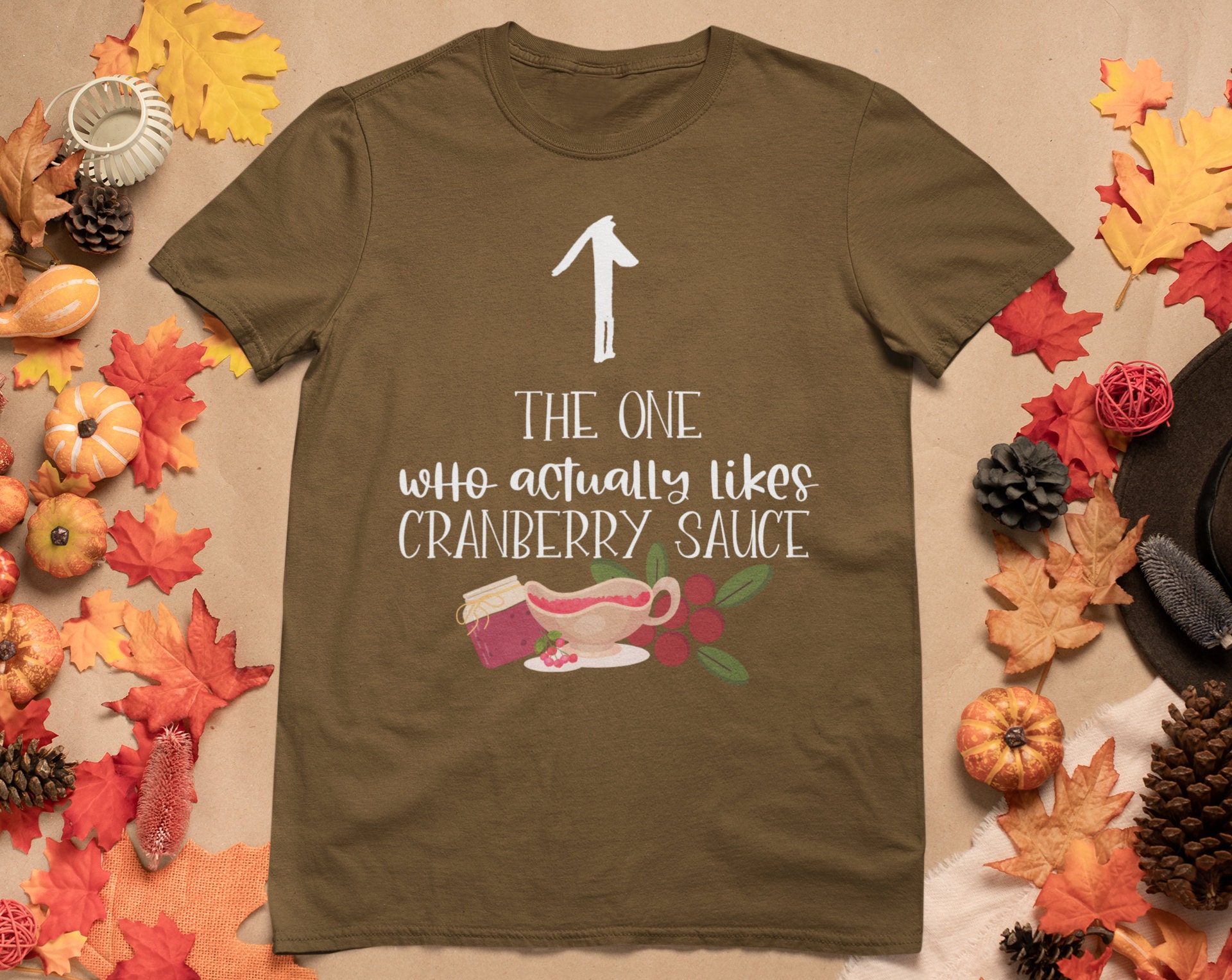 Cranberry Sauce Lovers Shirt Friendsgiving Sides Unisex Tops, Autumnal ...