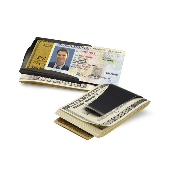 Smart Money Clip Card Holder Money Clip Minimalist Front | Etsy