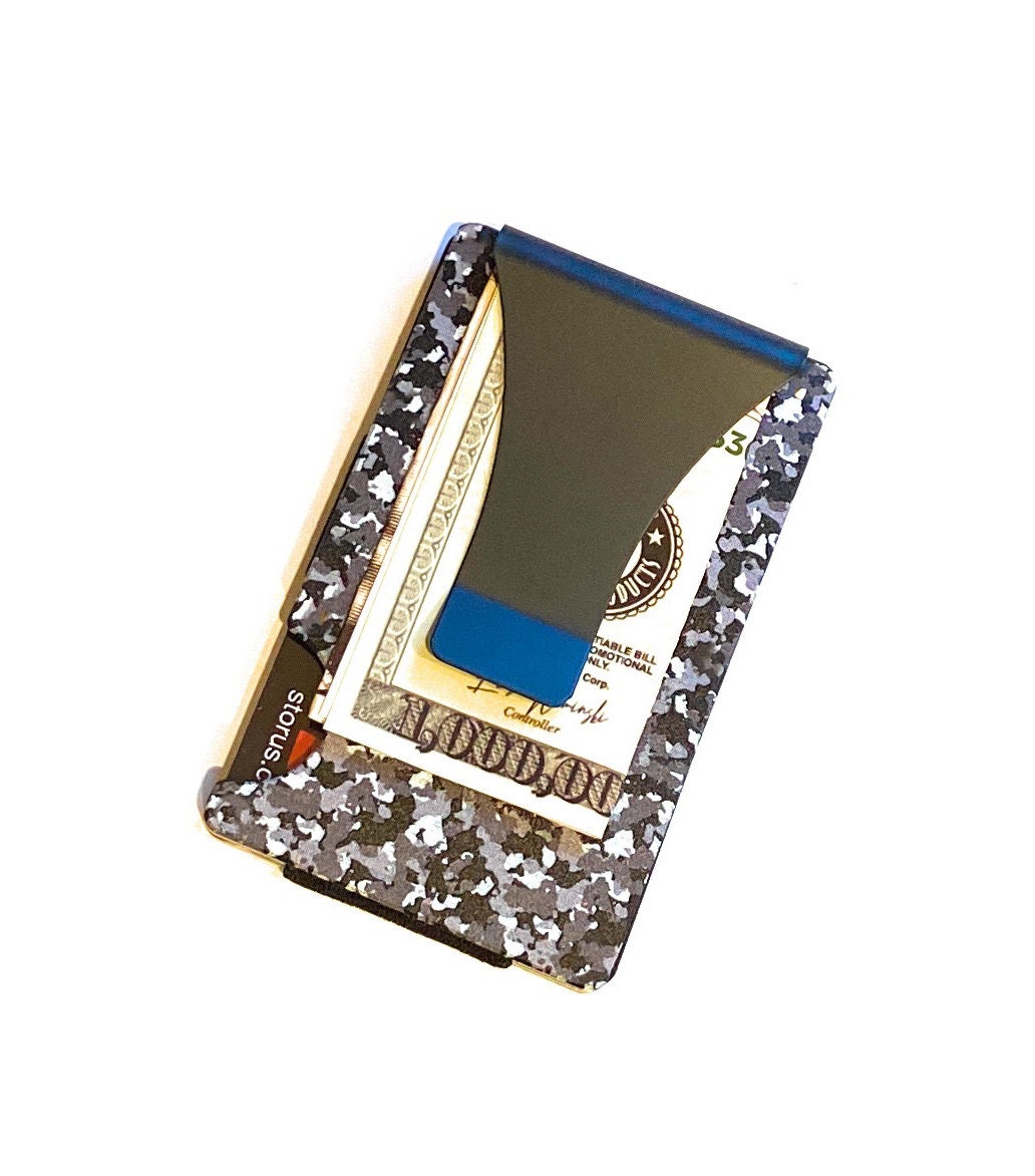 Smart® Wallet RFID Blocking Card Holder Money Clip Minimalist Front ...