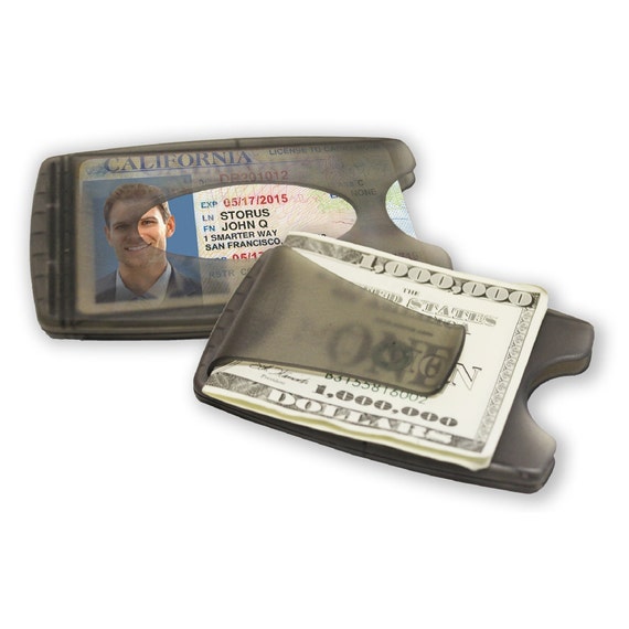 Smart Money Clip Lite Card Holder Money Clip Minimalist Front - Etsy