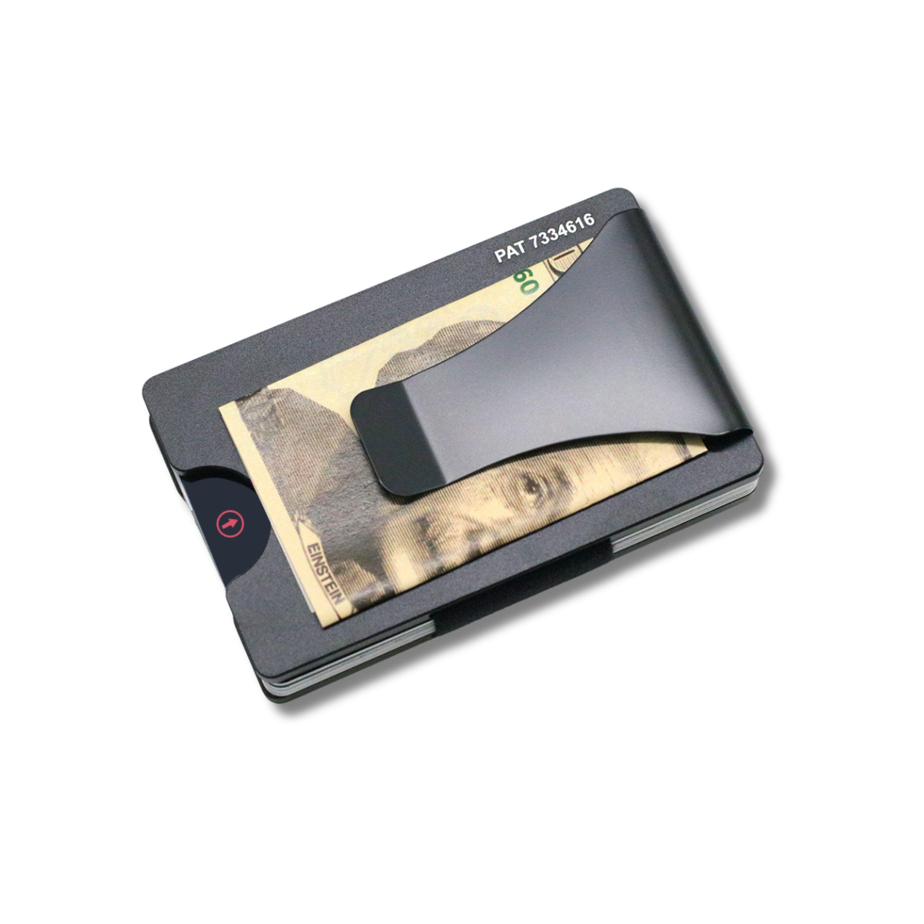 Smart® Wallet Trackable RFID Blocking Metal Card Holder Money Clip ...