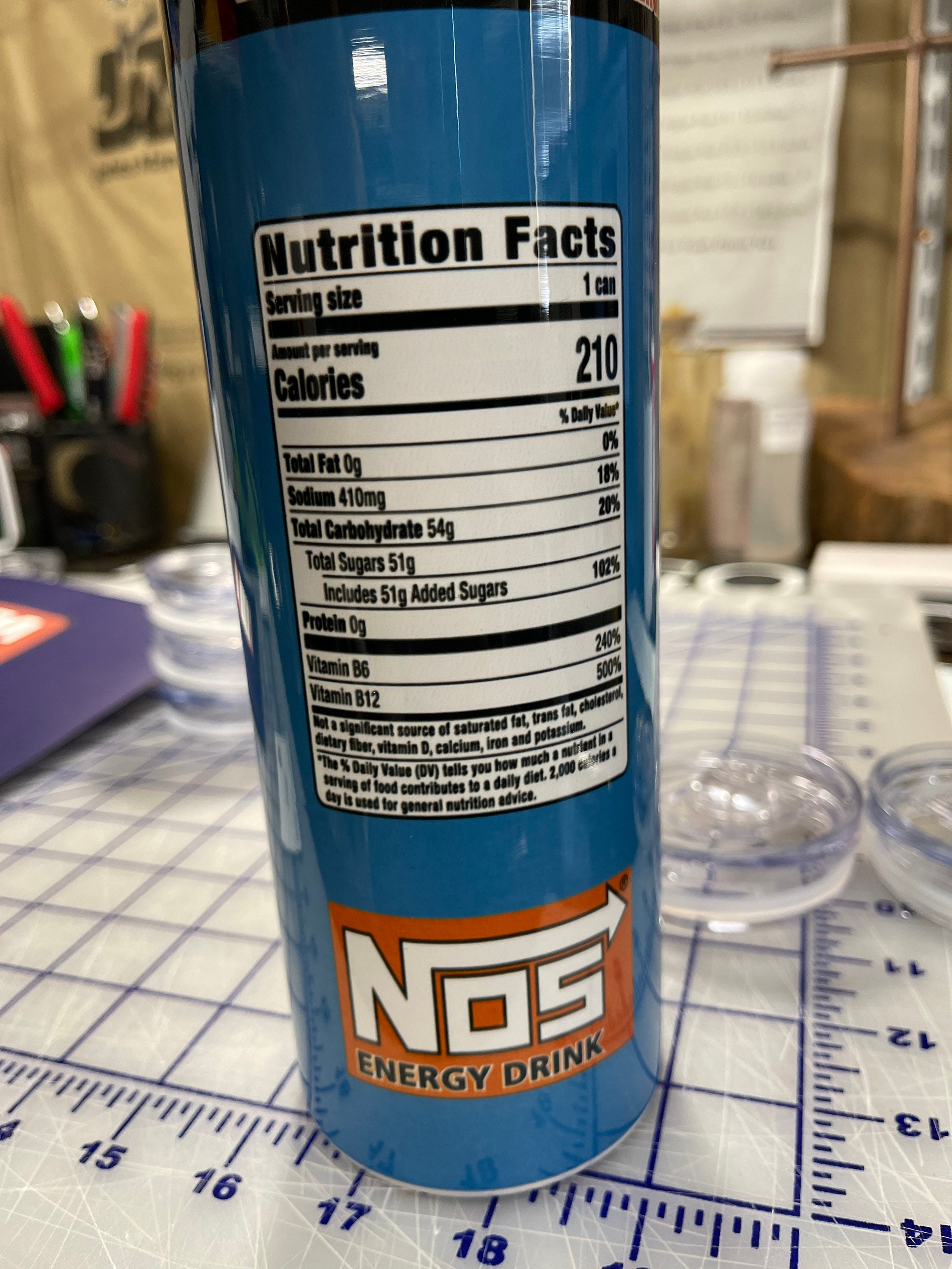 Nos Energy Drink Nutrition Facts