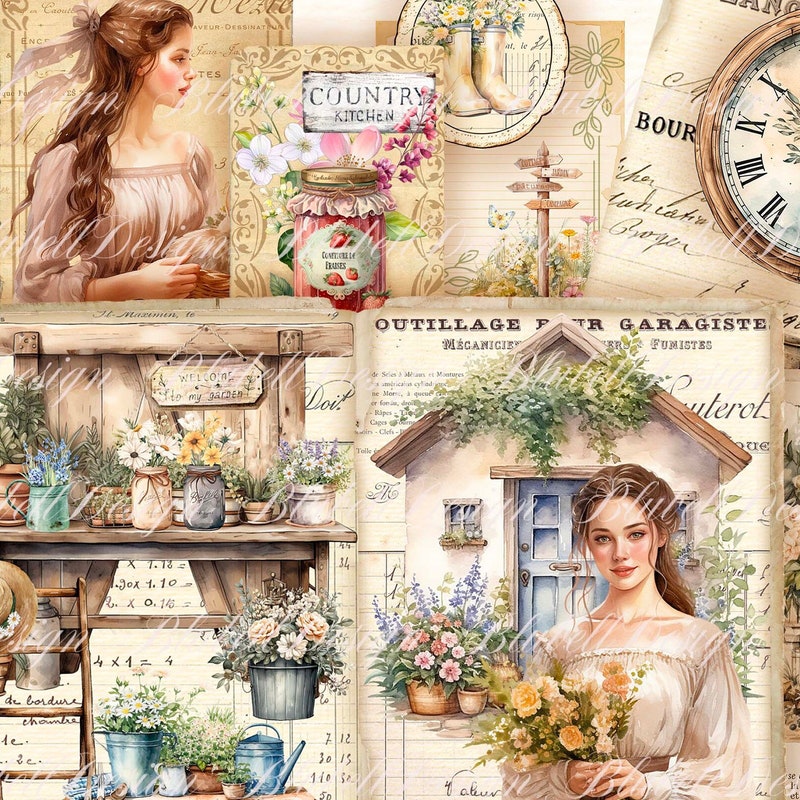 Organic Scrapbook - Etsy