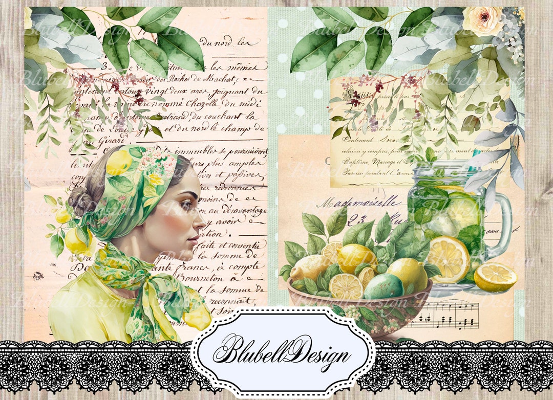 Vintage Digital Paper 