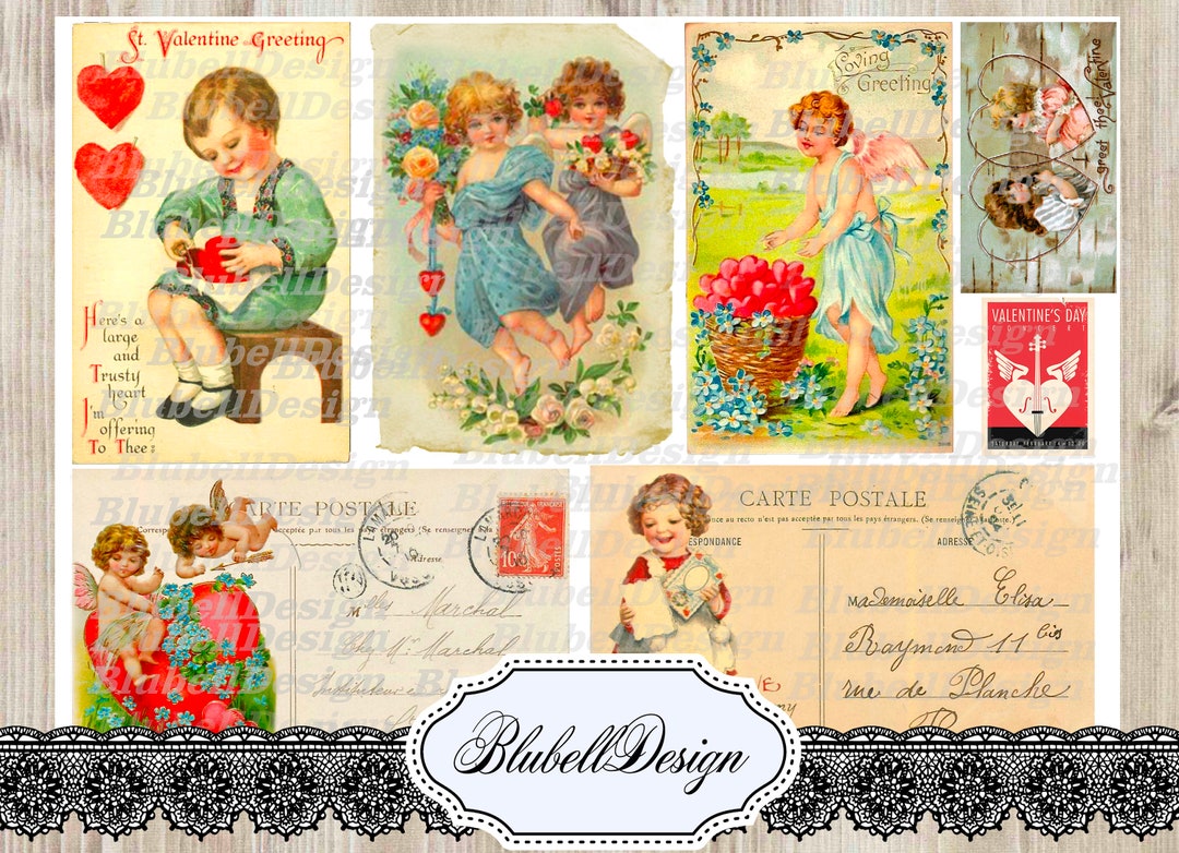 Vintage Digital Papers 