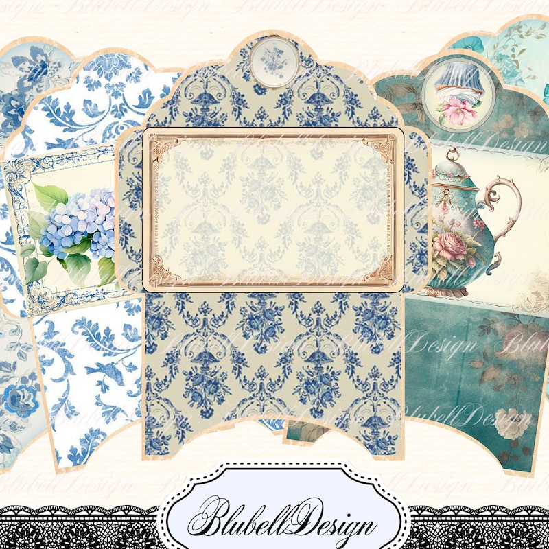 Blue Envelope - Etsy