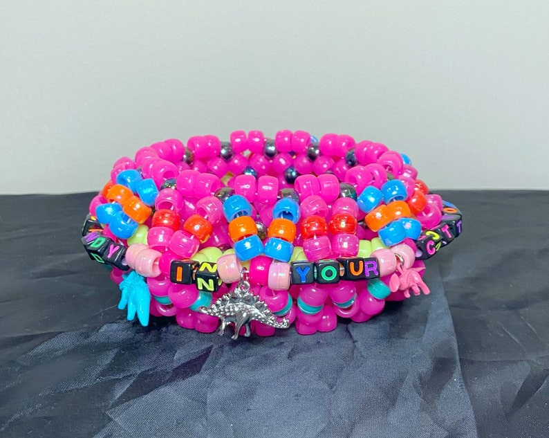 Custom-made X-base, Peyote, UFO, Carousel, Epic, Rotating Kandi Cuffs ...